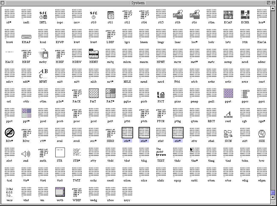 尝试修改Mac OS 9的系统字体 - 知乎