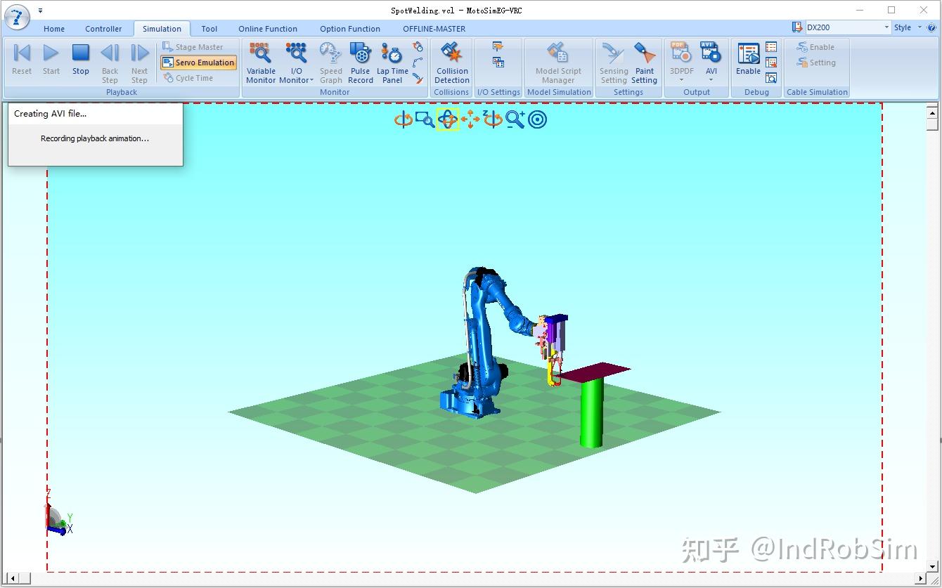MotoSimEG-VRC软件：机器人仿真视频输出功能介绍 - 知乎