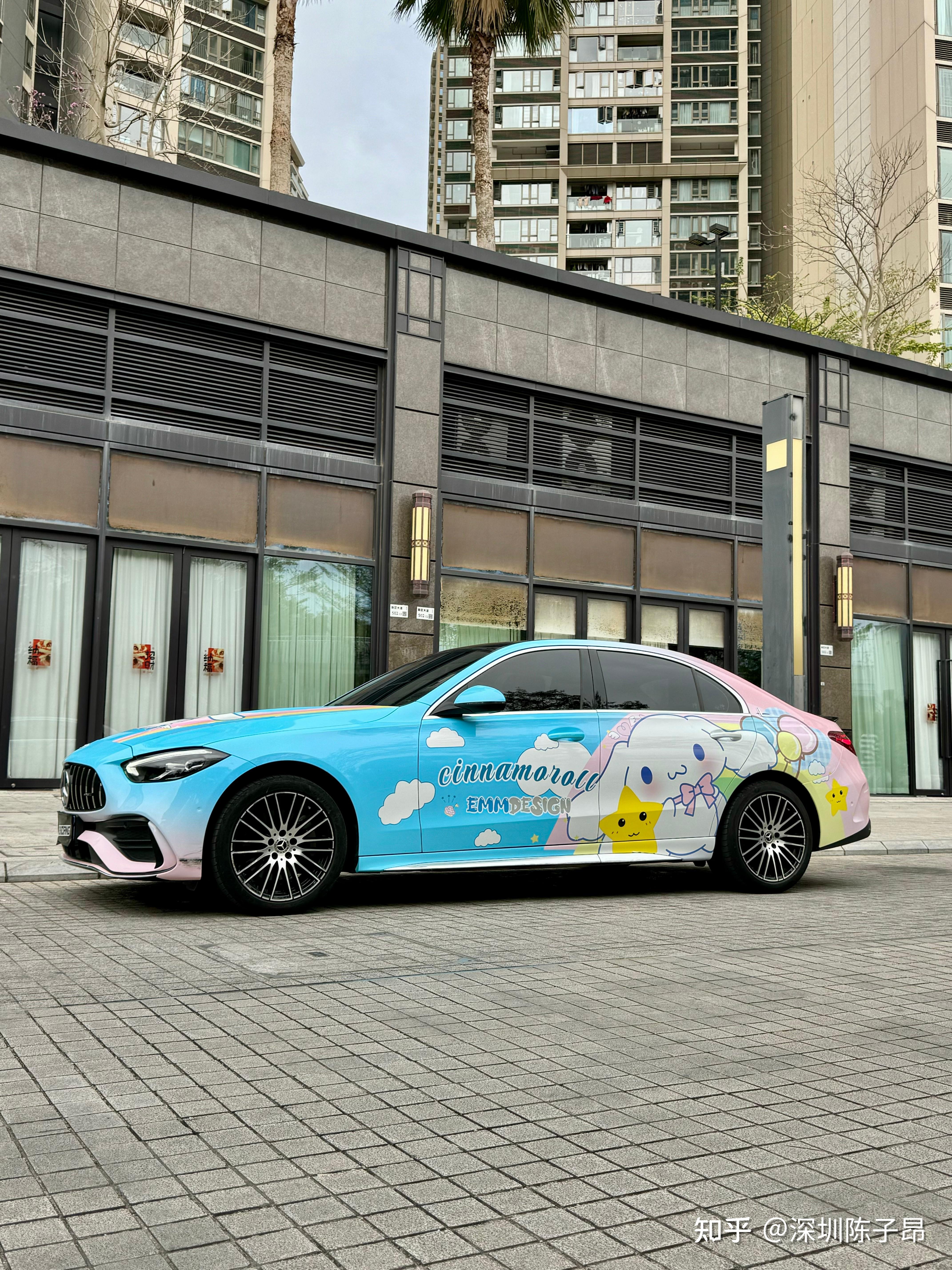 奔驰C260L改色膜备案攻略！3种颜色内竟然合法？ - 知乎