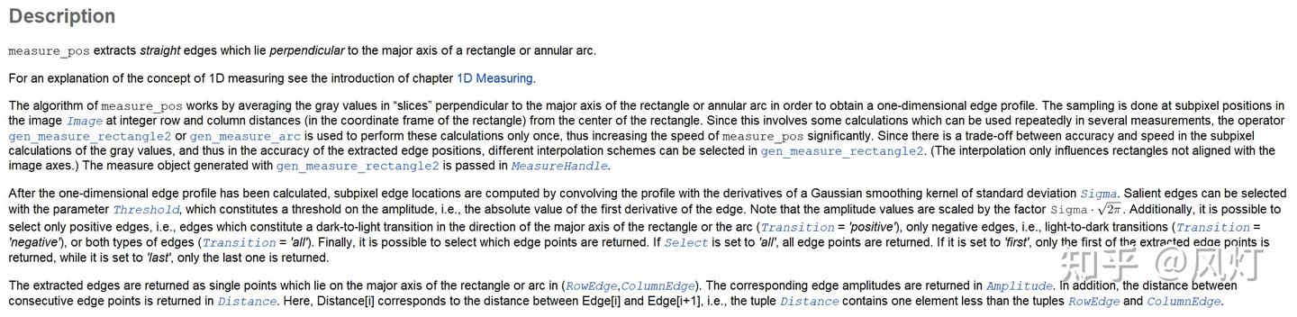 Halcon: measure_pos 原理及其实现 - 知乎