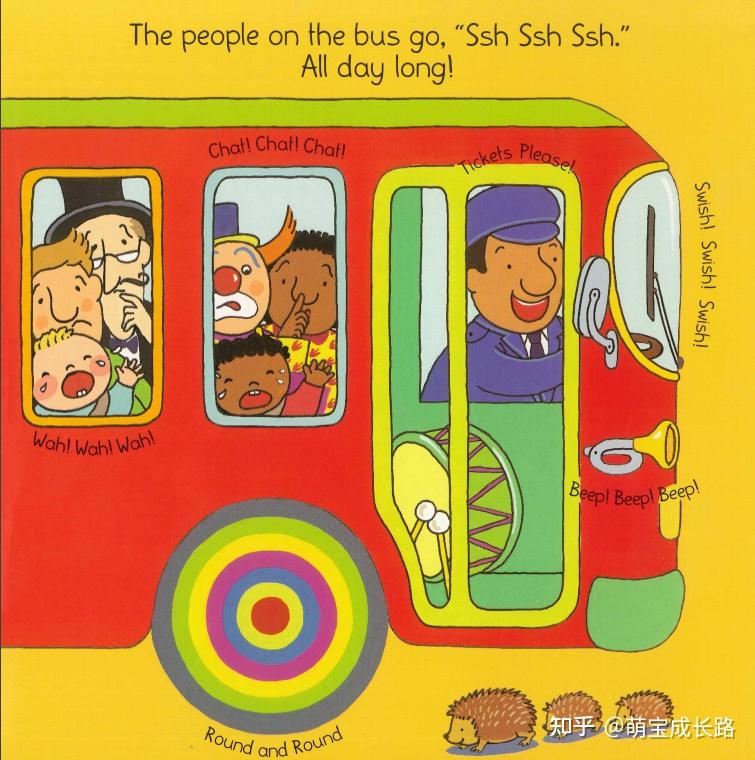 英语绘本故事 | 巴士上的轮子 The Wheels on the Bus - 知乎