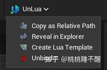 [UE]UnLua使用 - 知乎