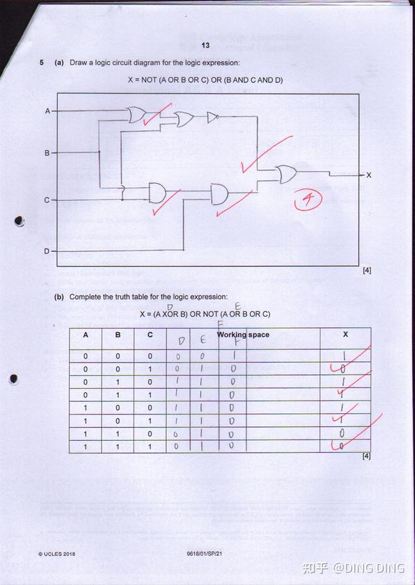 剑桥国际CIE考试 Alevel 计算机科学 Computer Science (9608/9618) 历年真题及手写答案（分享） - 知乎