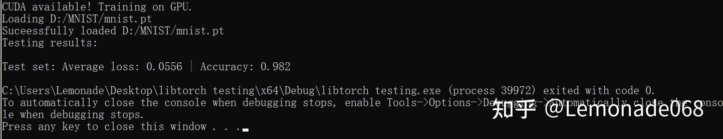 CUDA12.2+Libtorch+VS2022搭建神经网络运行环境及测试(Win10) - 知乎