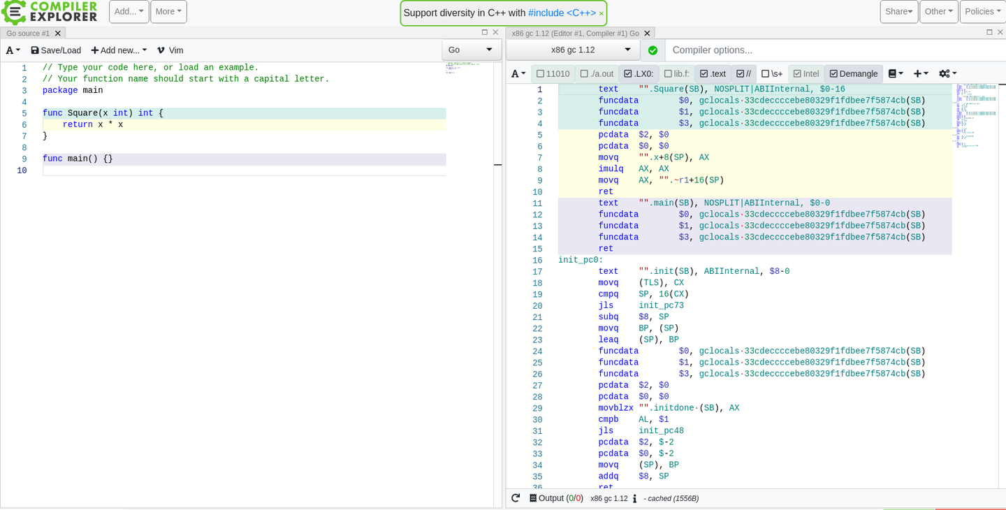 酷站推荐 - godbolt.org - Compiler Explorer - 知乎
