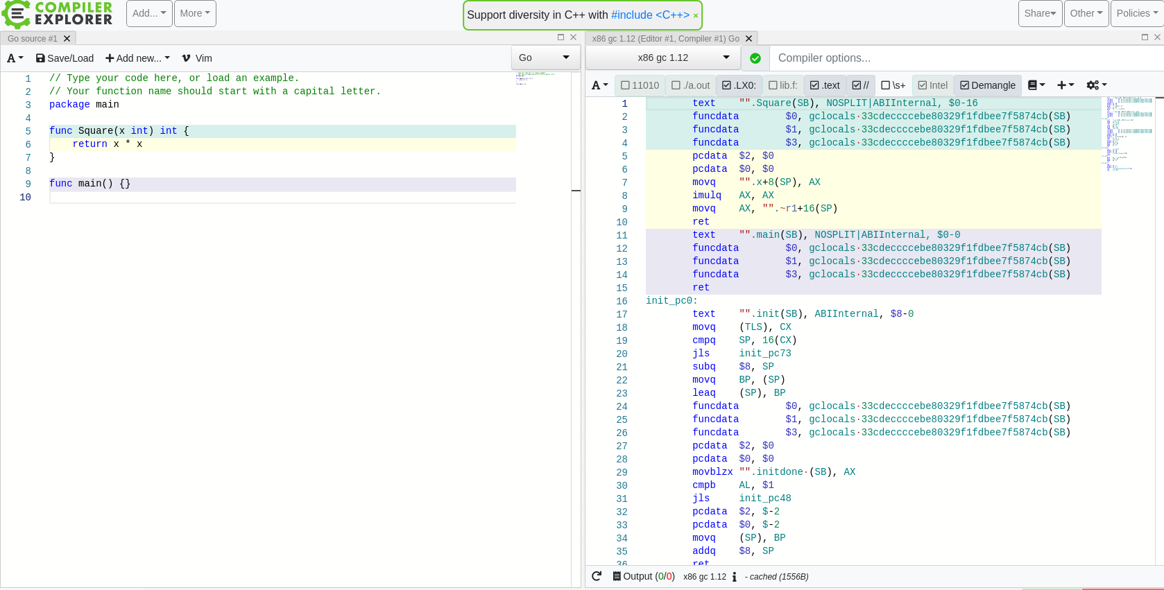 酷站推荐 - godbolt.org - Compiler Explorer - 知乎