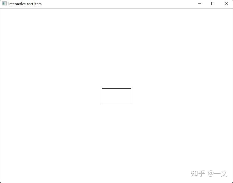 pyqt：继承QGraphicsRectItem绘制可随意缩放的矩形 - 知乎
