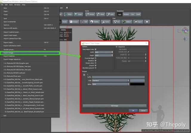 SpeedTree Cinema v8.4丨第六章 第二节 用Speed Tree制作贴图 - 知乎
