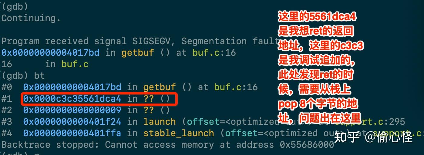 csapp 缓冲区溢出攻击(stackoverflow) - 知乎