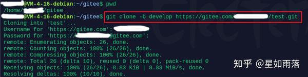 Linux Debian12使用git将本地项目打标签、创建分支和分支合并到master再上传到码云gitee远程仓库 知乎