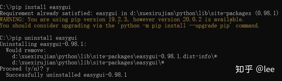 python 安装easygui - 知乎