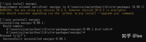 Python 安装easygui 知乎 7316