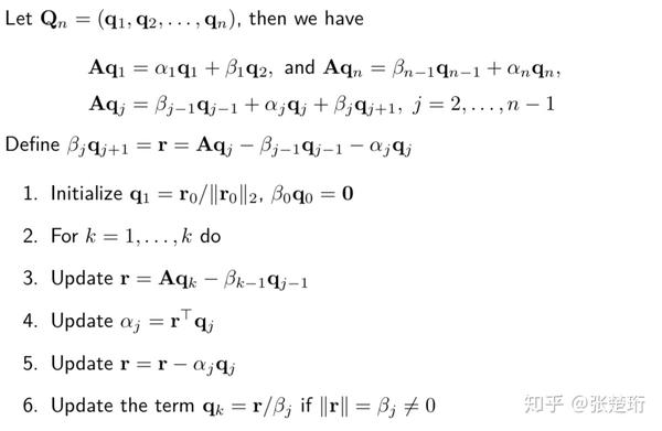 【数值分析 2.3】Lanczos Method - 知乎