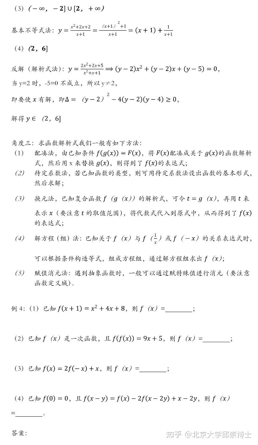 高中数学66个常考「特殊函数图像」集合，高考必备！ - 知乎