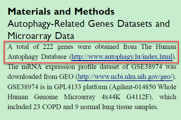 自噬相关基因集合 - 知乎