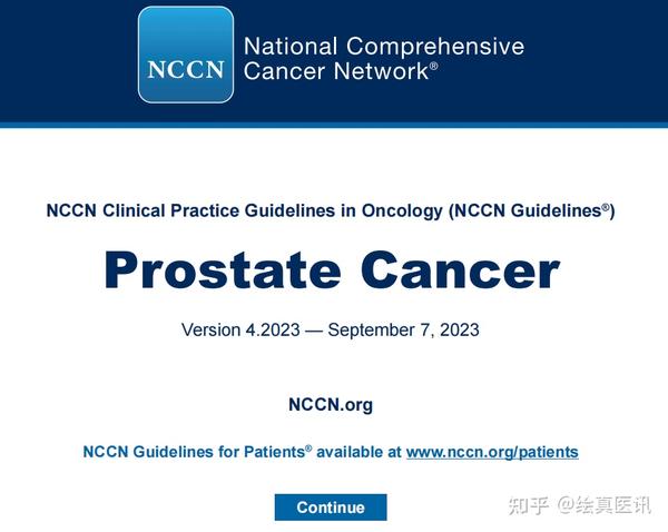 2023.V4版NCCN前列腺癌指南解读丨基因检测如何指导精准治疗？ - 知乎