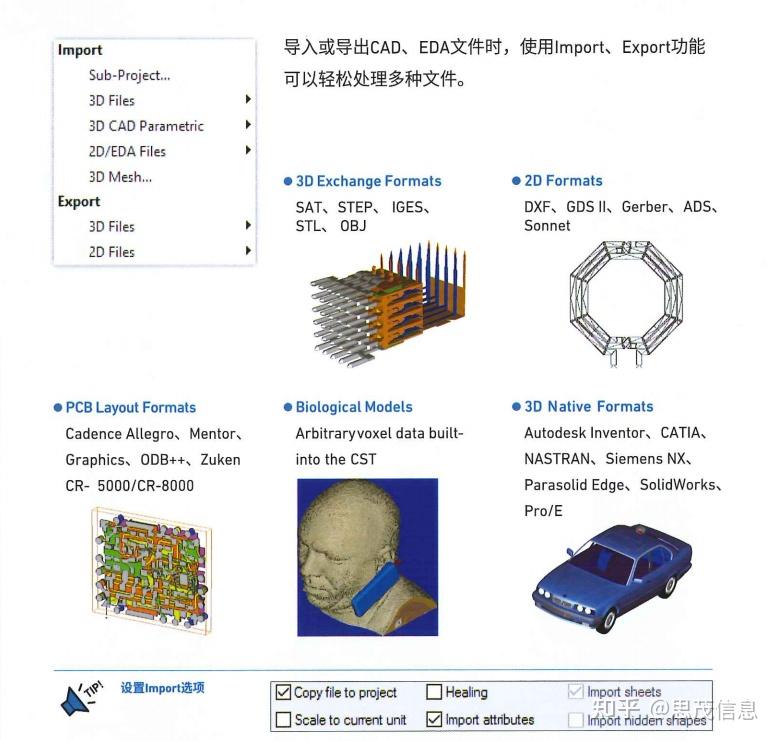 CST软件如何导出CAD/EDA文件？ - 知乎
