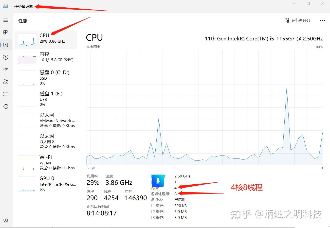 win11怎么看cpu几核几线程_win11cpu线程数怎么查看 - 知乎