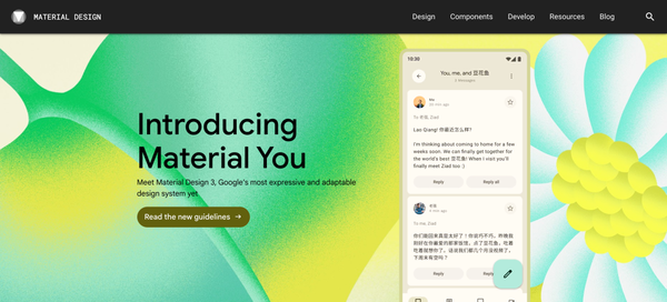 谷歌设计系统 Material Design 改版成 Material You 后，变化有多大？ - 知乎