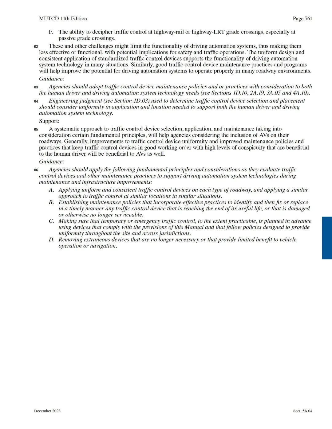 美国联邦公路管理局《统一交通控制设备（MUTCD）手册（第11版）》发布 - 知乎