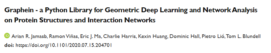 Graphein | 提供生物分子结构与作用网络的深度学习python库 - 知乎