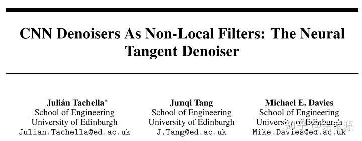 #每日五分钟一读#Image Denoiser - 知乎
