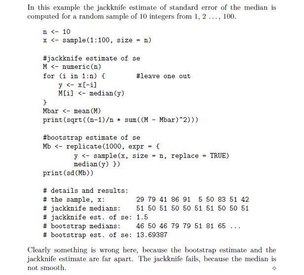 统计计算——Jackknife&Bootstrap - 知乎