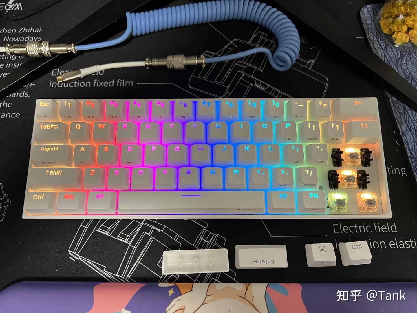 369元，可玩性极高的 60% 配列机械键盘 ——Anne Pro2 使用测评 - 知乎
