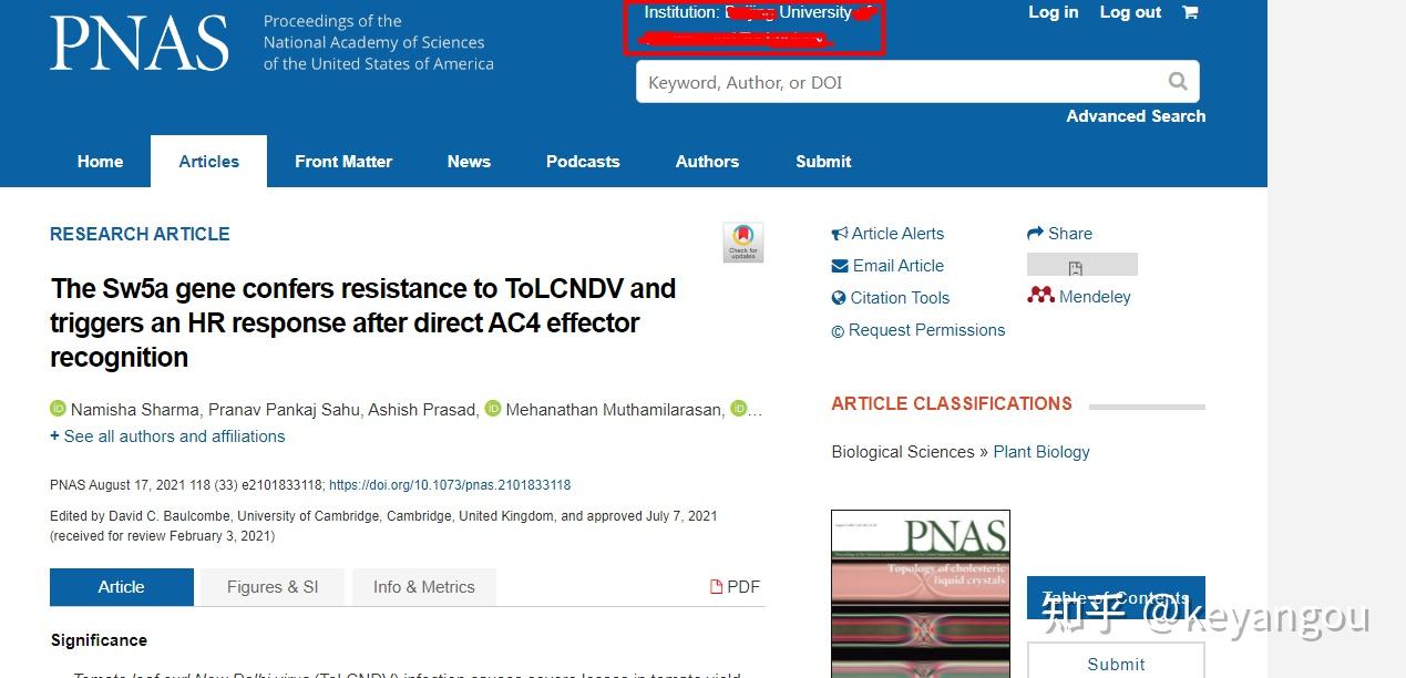 最新PNAS《美国科学院院报》在哪可以下载？ - 知乎