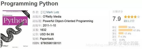 最受推荐的10本Python书籍 - 知乎