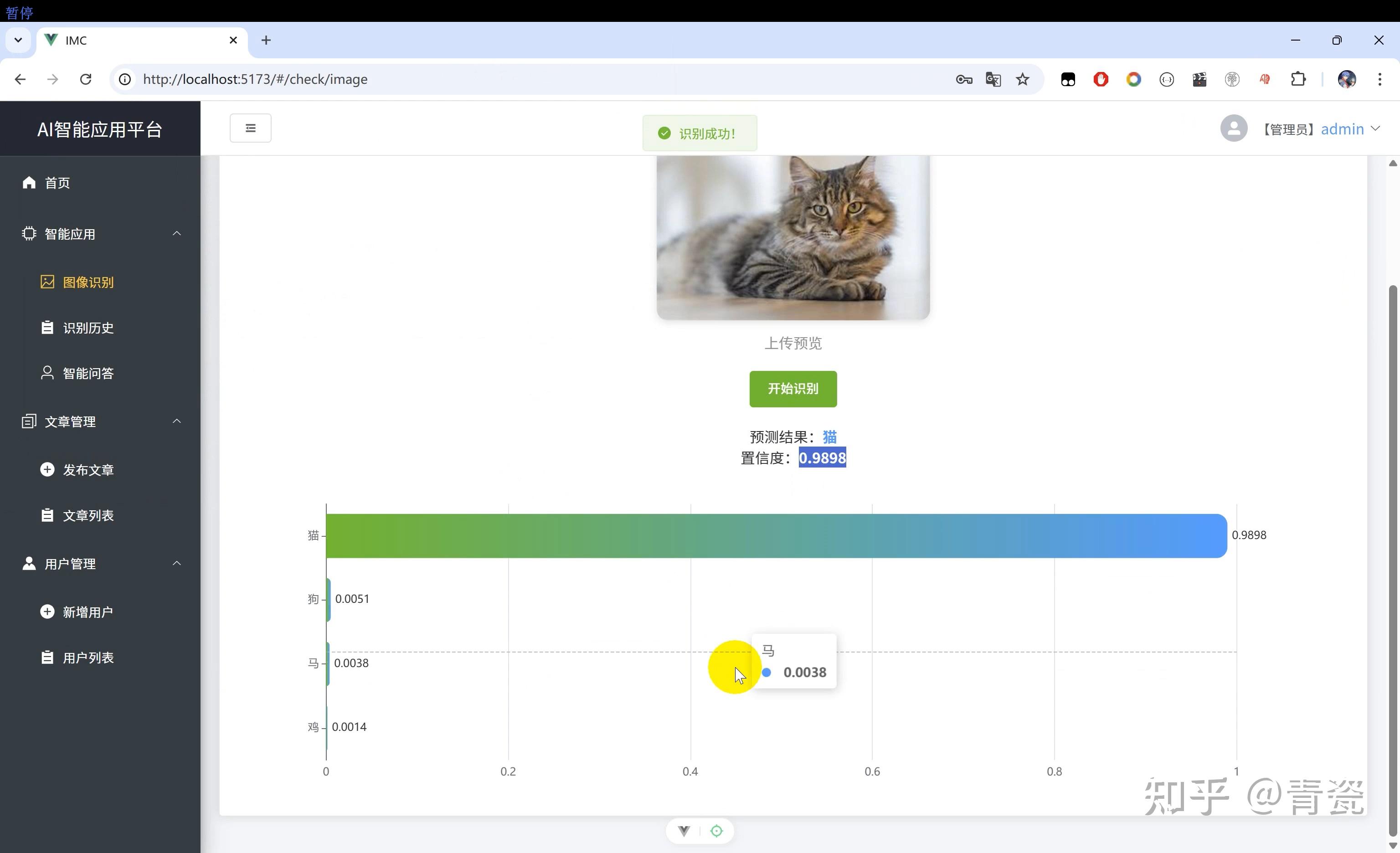 动物识别系统【最新版】Python+TensorFlow+Vue3+Django+人工智能+深度学习+卷积神经网络算法 - 知乎