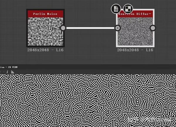 旧日志 2023-5-29 Reaction Diffusion （图灵斑图）的快速实现与官方节点分析 Substance Designer - 知乎