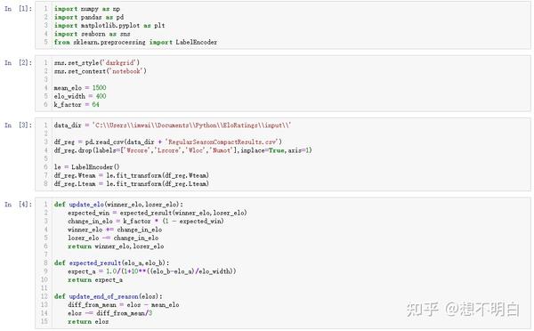 用Python计算埃洛等级分体系Elo Rating System - 知乎