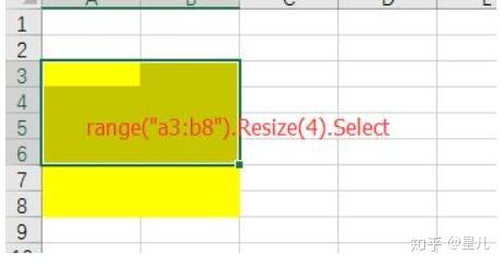 Offset和resize在VBA中的用法 - 知乎