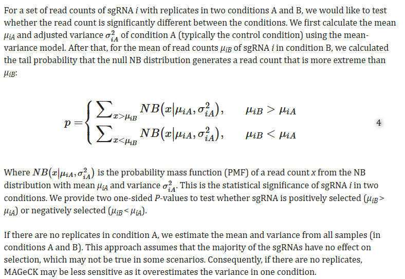 MAGeCK算法原理 - 知乎