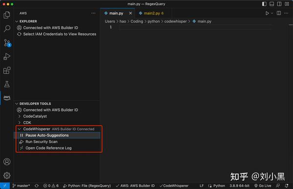AWS CodeWhisper使用入门 - 知乎