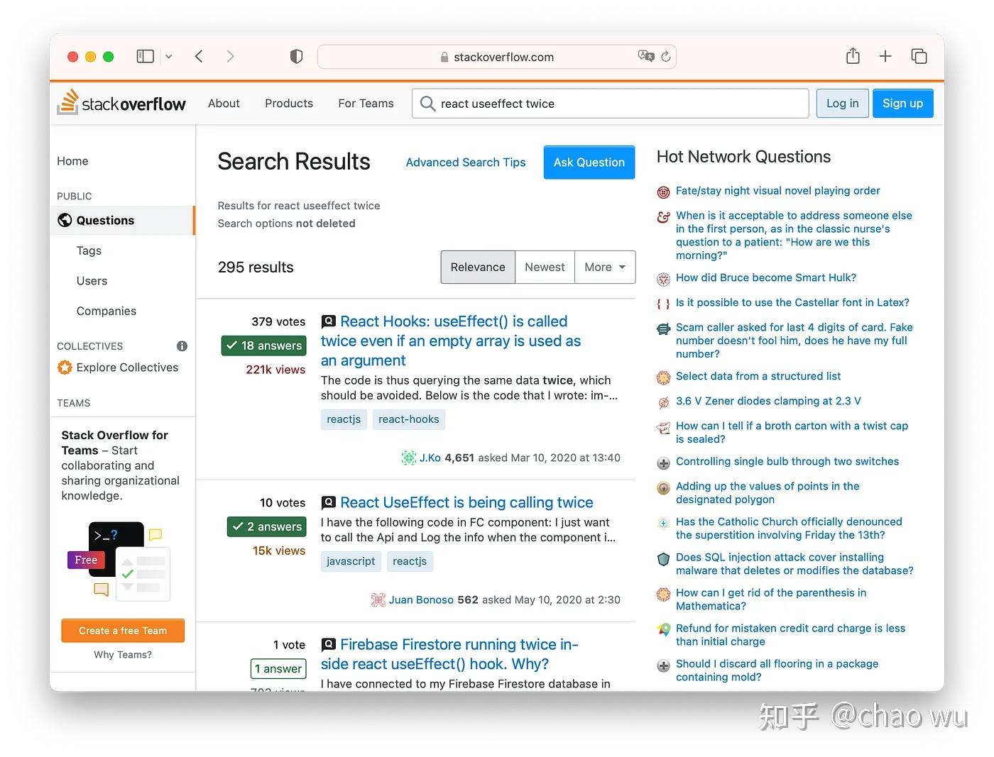 防止 React 触发 useEffect 两次 - 知乎