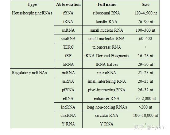ncRNA databases汇总 - 知乎