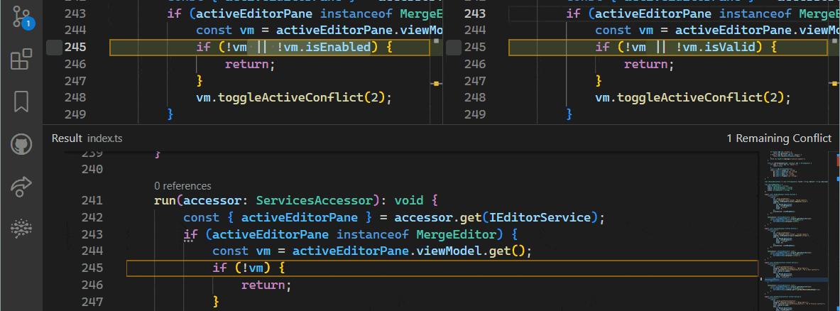 VS Code 1.69 发布！解决Git合并冲突，3-way merge editor 来了！