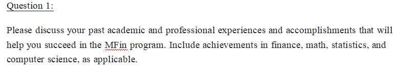 VH资讯 | （含面经）麻省理工MFin金融硕士24Fall申请要求全解析 - 知乎