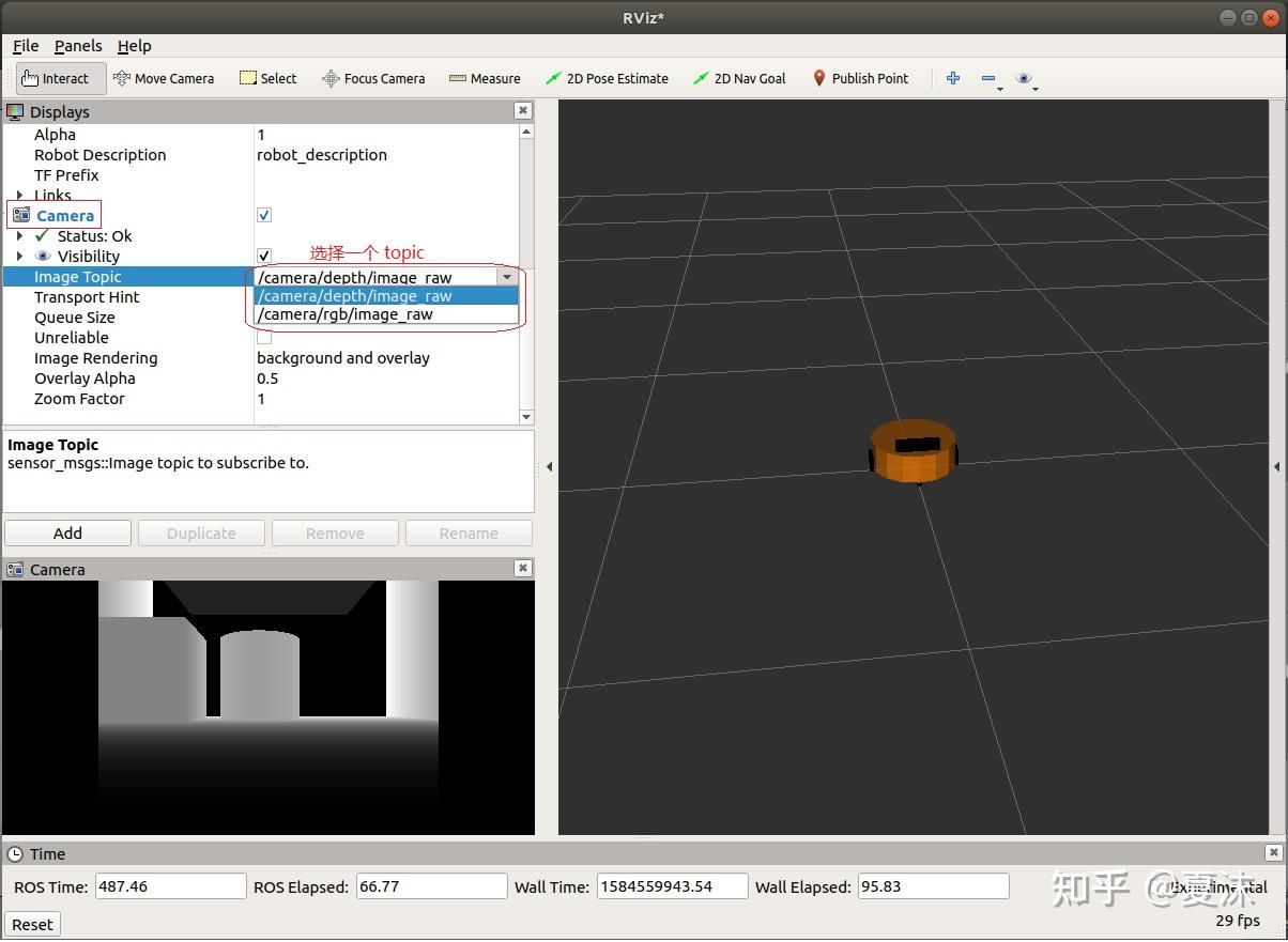 ROS学习笔记-机器人系统仿真6-URDF、Gazebo与Rviz综合应用 - 知乎
