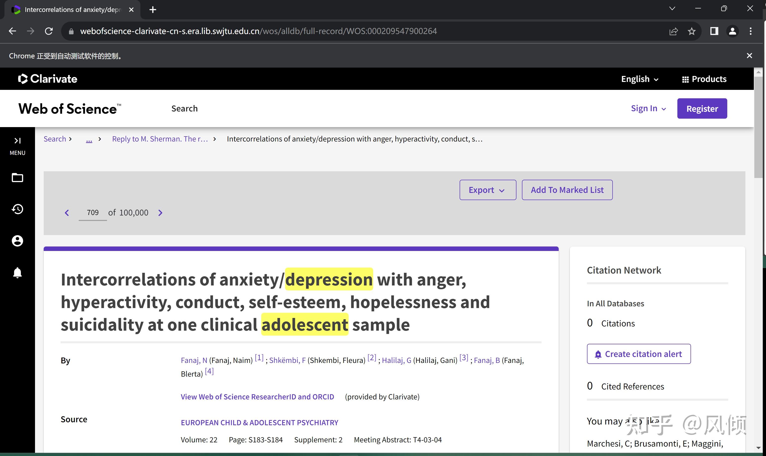 Web of Science爬虫 & Python | Selenium - 知乎