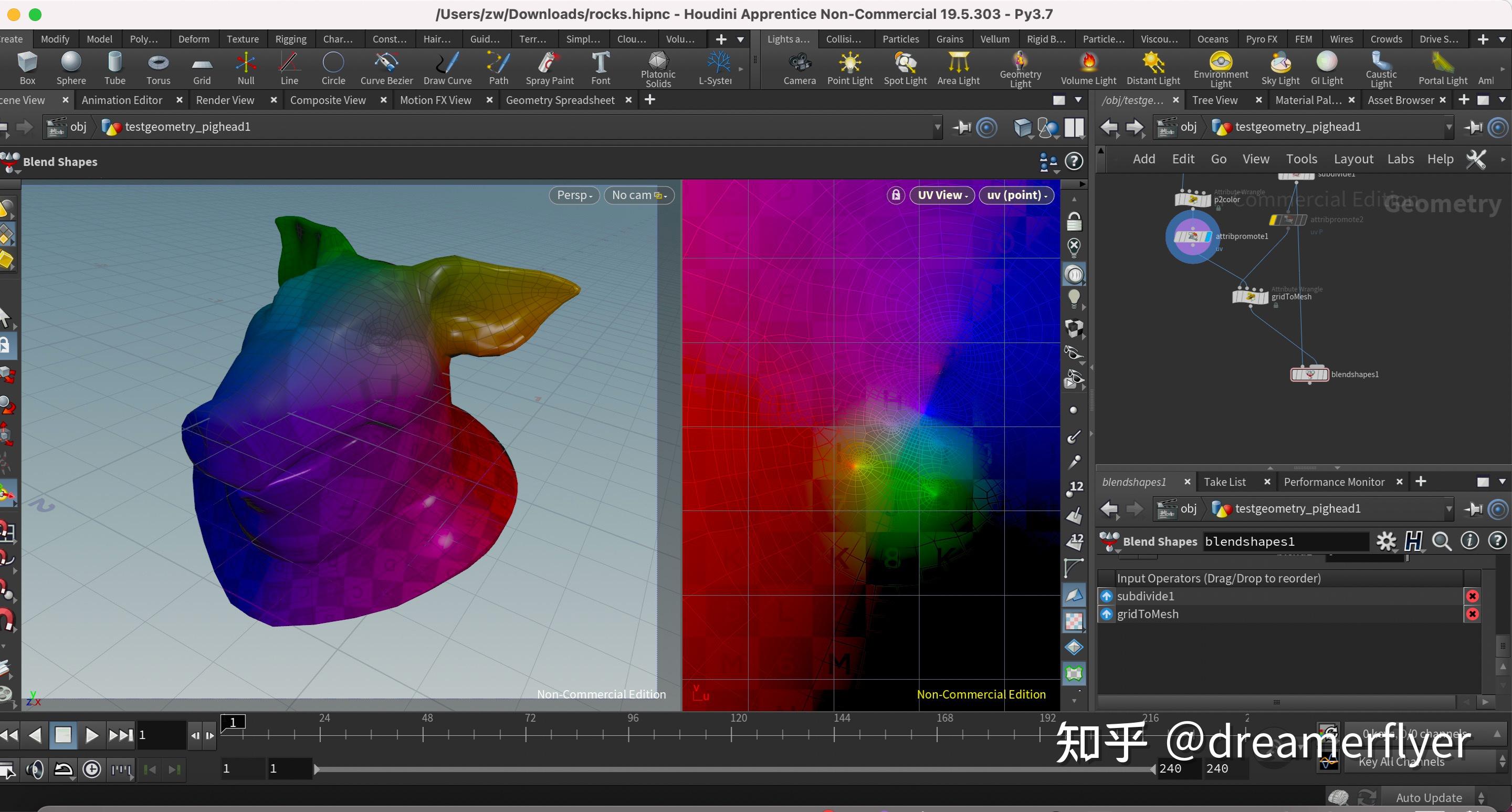 【技术美术】【Houdini】在Houdini 里制作VDM 效果 - 知乎