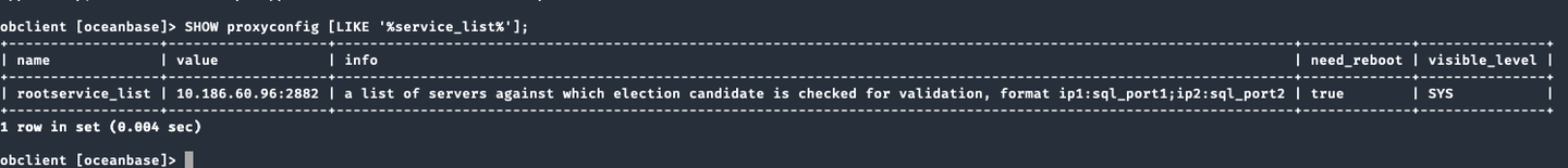 故障分析 | OceanBase Proxy 无法连接 OBserver 集群 - 知乎