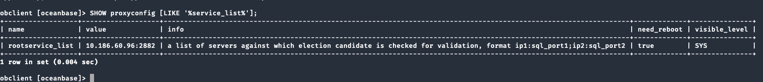 故障分析 | OceanBase Proxy 无法连接 OBserver 集群 - 知乎