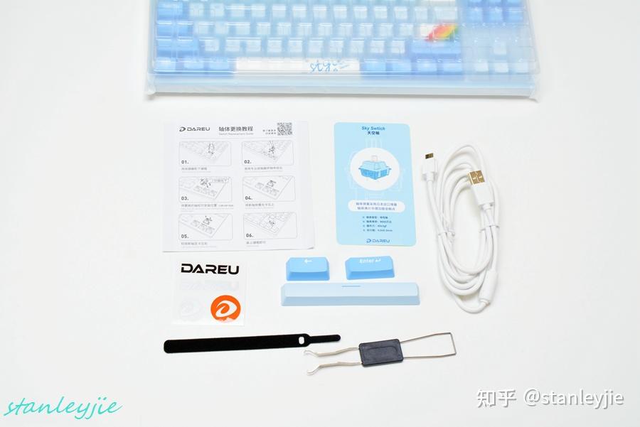 达尔优A87天空版机械键盘评测 - 知乎