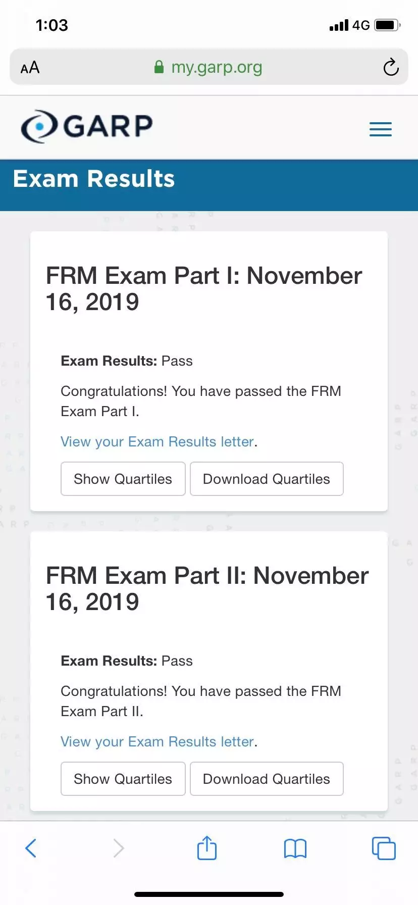 2019年11月FRM成绩出来了！ - 知乎
