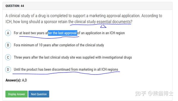 RAPS RAC Exam（更新中） - 知乎