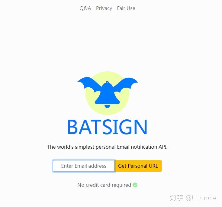 BATSIGN 世界上最简单的个人电子邮件通知 API - 知乎